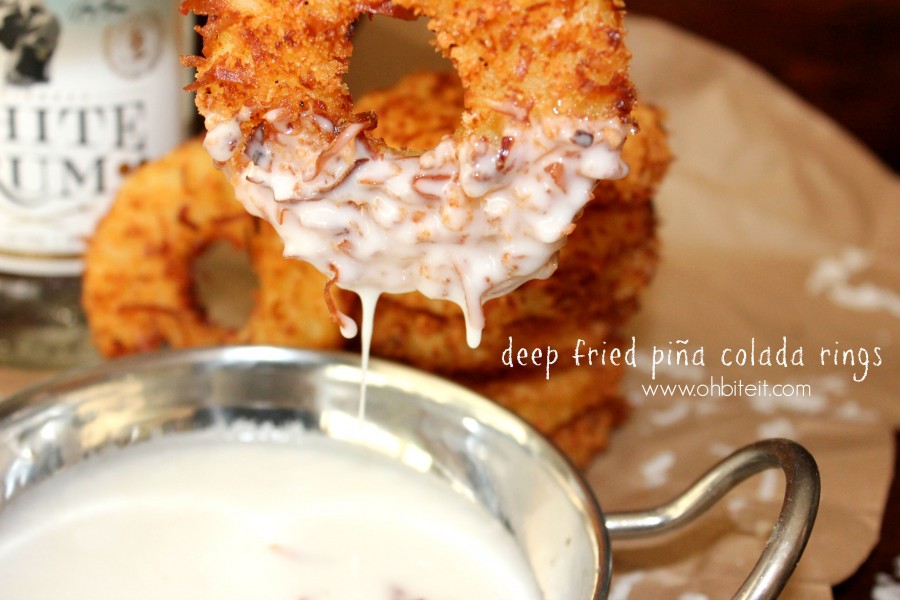 ~Deep Fried Pina Colada Rings! - Oh Bite It ~Deep Fried Pina Colada Rings! - Oh Bite It