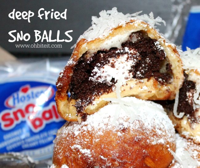 ~Deep Fried Sno-Balls! - Oh Bite It