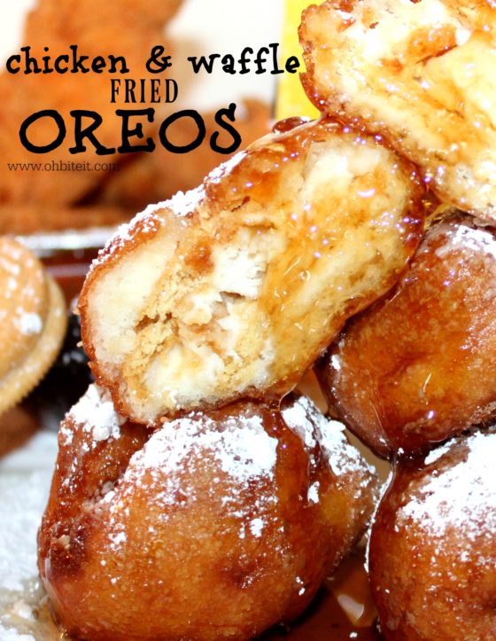 ~Chicken & Waffle Fried OREOS! | Oh Bite It