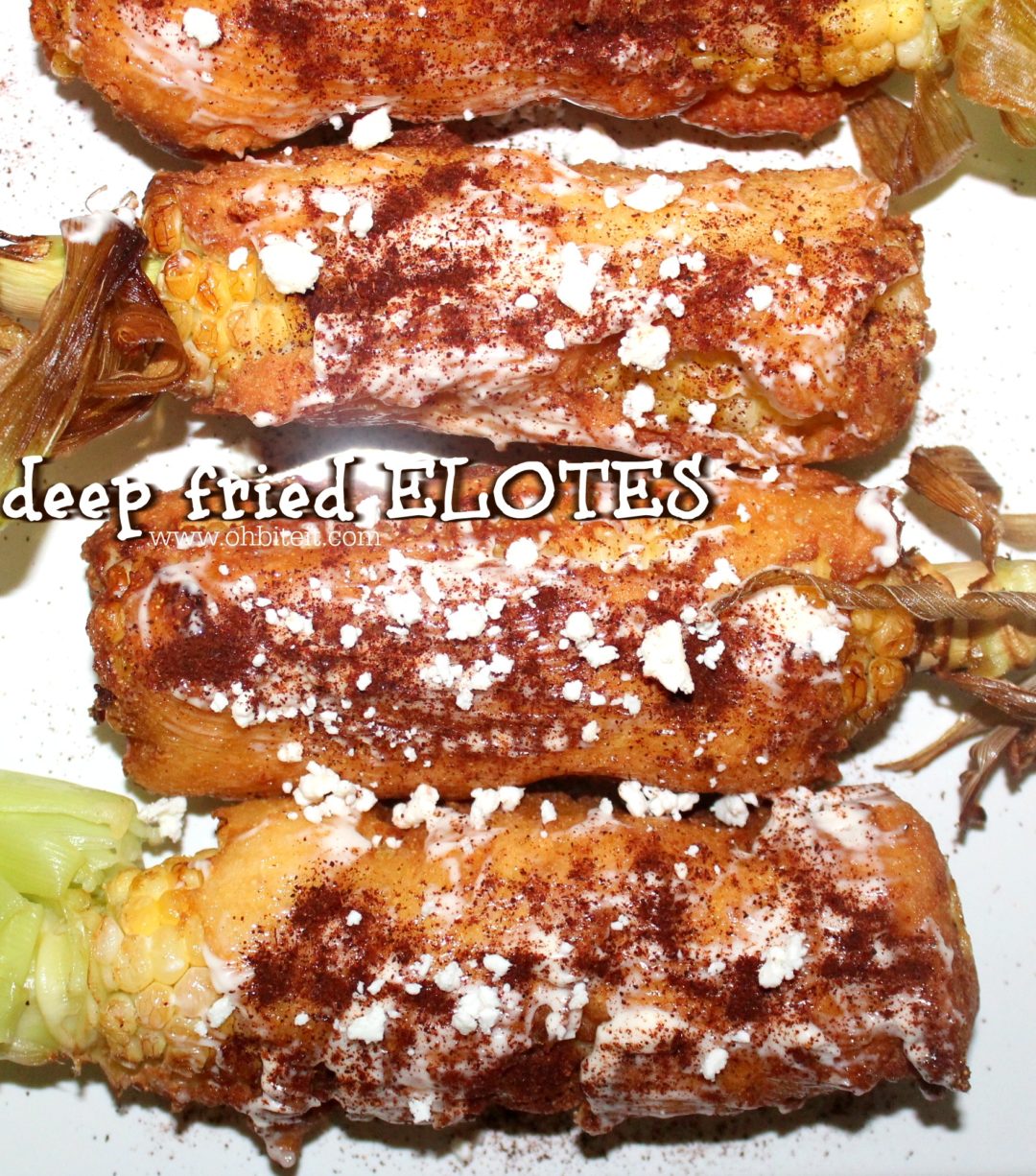 ~Deep Fried ELOTES! | Oh Bite It