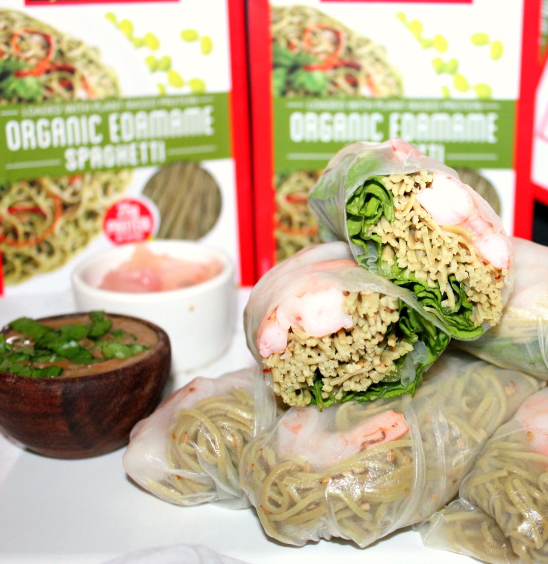 ~Edamame Spaghetti Spring Rolls.. by Explore Cuisine! - Oh Bite It