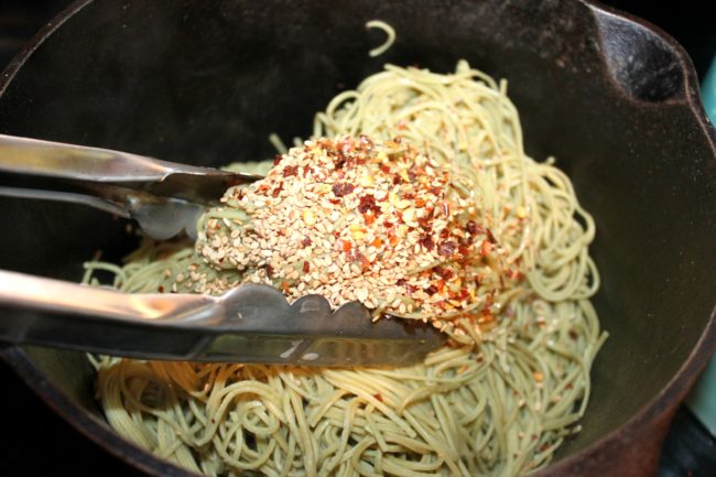 ~Edamame Spaghetti Spring Rolls.. by Explore Cuisine! - Oh Bite It
