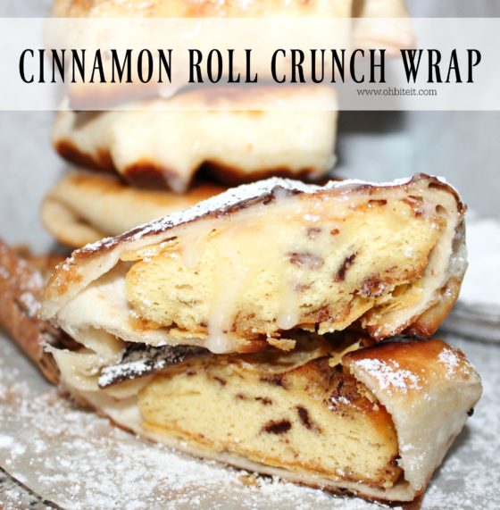 ~Cinnamon Roll Crunch Wrap! | Oh Bite It