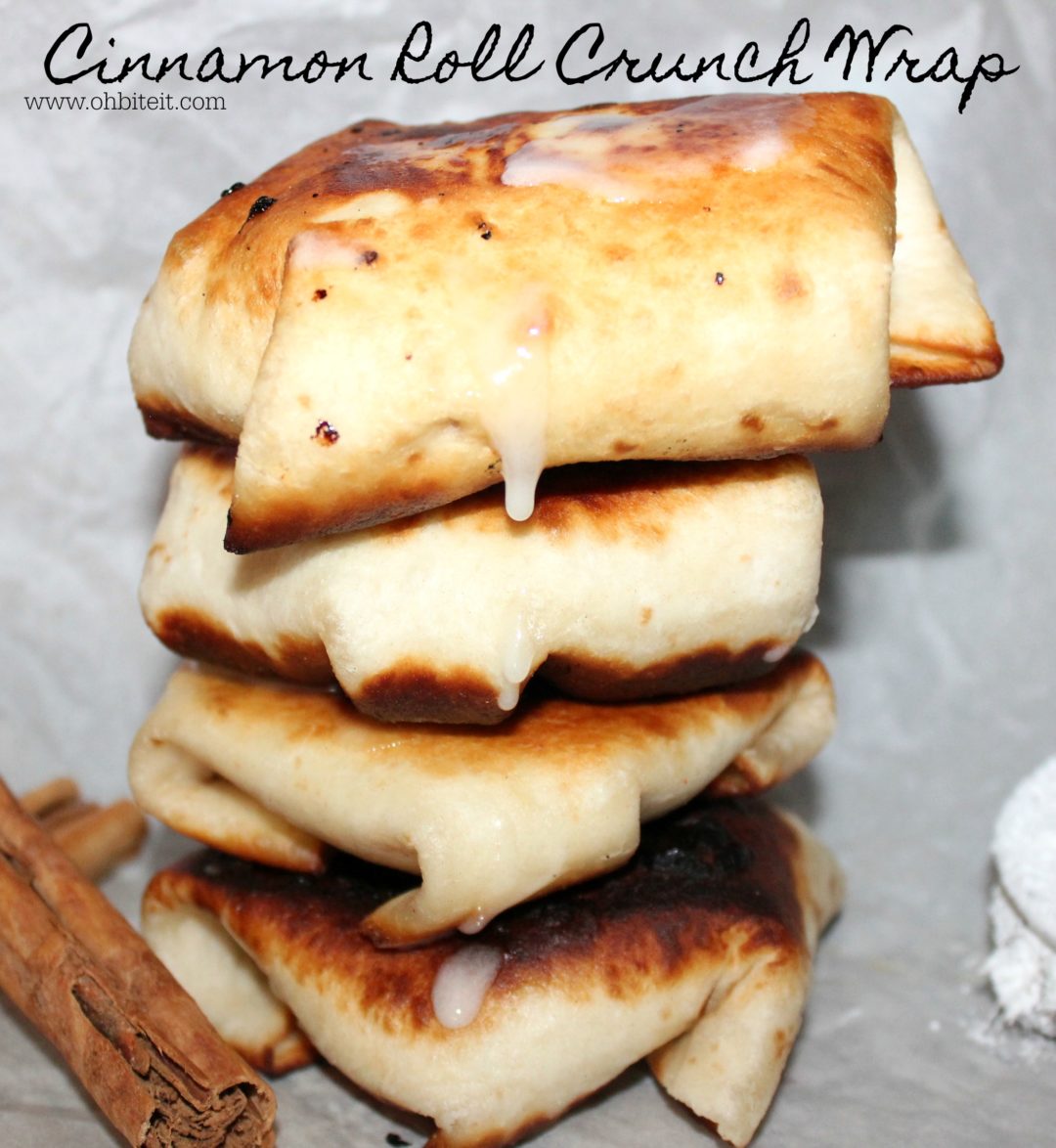 ~Cinnamon Roll Crunch Wrap! | Oh Bite It