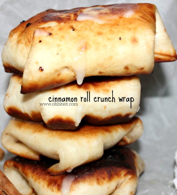 ~Cinnamon Roll Crunch Wrap! | Oh Bite It